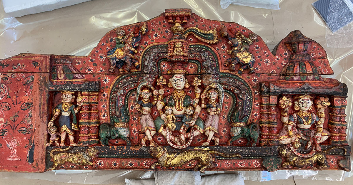 Behind the Scenes in Conservation: Jain Shrine Update - Cincinnati Art ...
